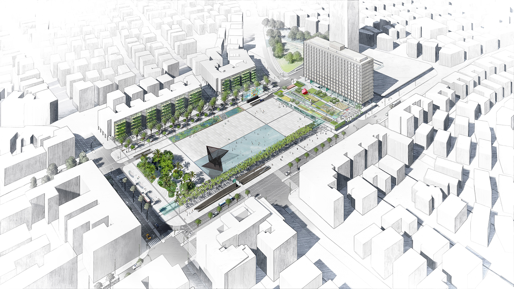 Rabin Square Competition - Bea Architects